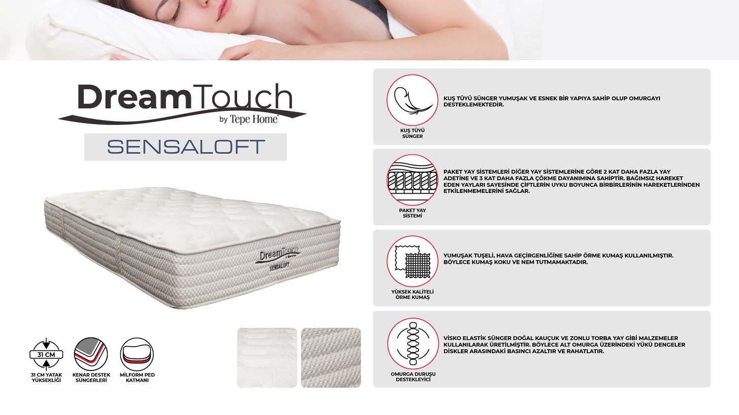 Sensaloft Yatak 120x200 Dreamtouch TepeHome