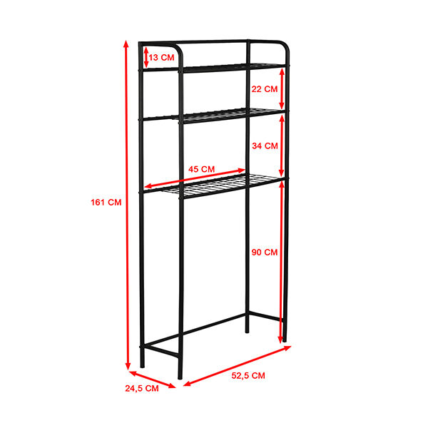 Klozet Üstü Raf Duvar Rafı TepeHome